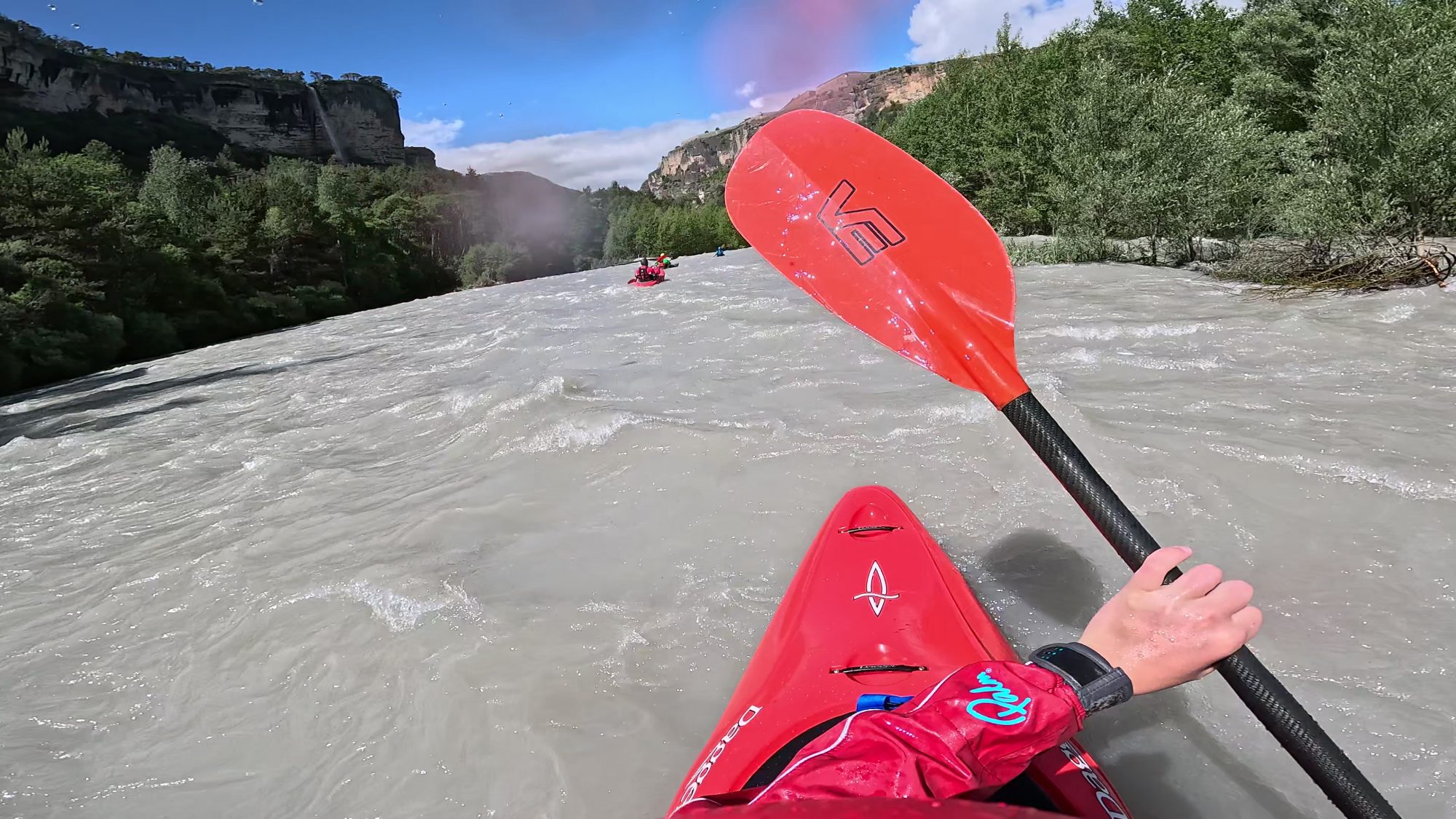High water kayaking in the Alps | Palm Equipment
